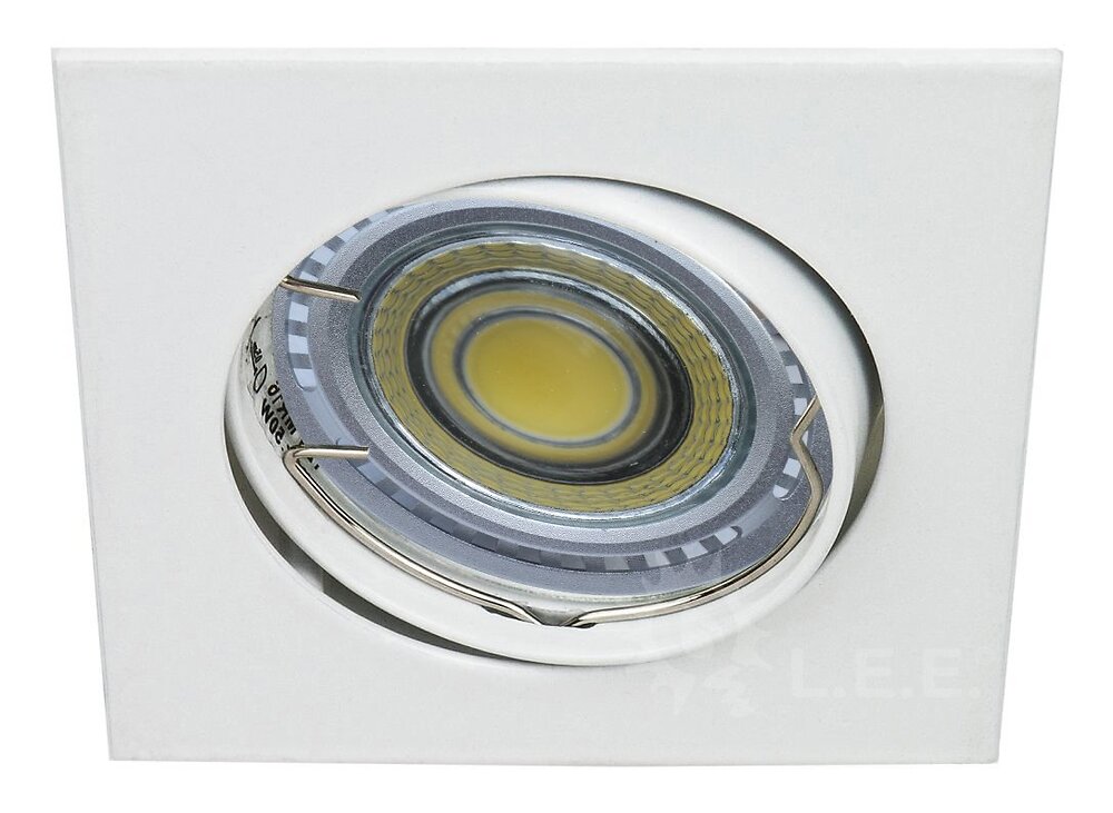 LOT DE 30 SPOT LED CARRE BLANC 230V 38° BLANC NEUTRE | Bricomarché