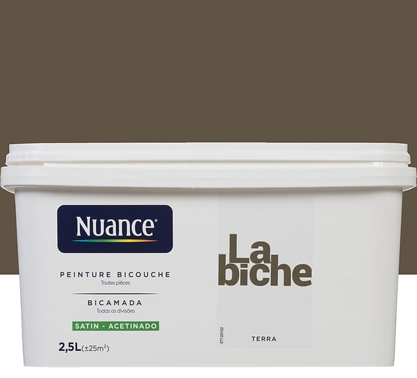 Peinture bicouche - La biche - Satin - 2,5L | Bricomarché