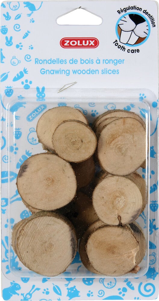 Rondelles bois a ronger pour rongeur et petit mammifère | Bricomarché