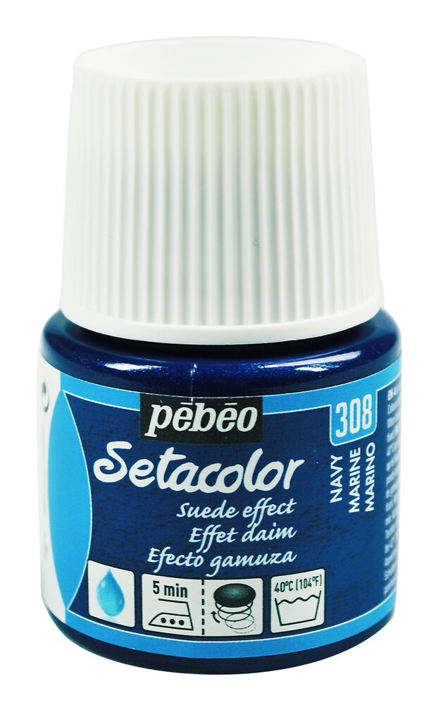 SETACOLOR OPAQUE EFFET DAIM 45ML MARINE | Bricomarché