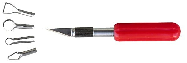 Jeu de 4 gouges à bois de précision CENTRALE BRICO | Bricorama