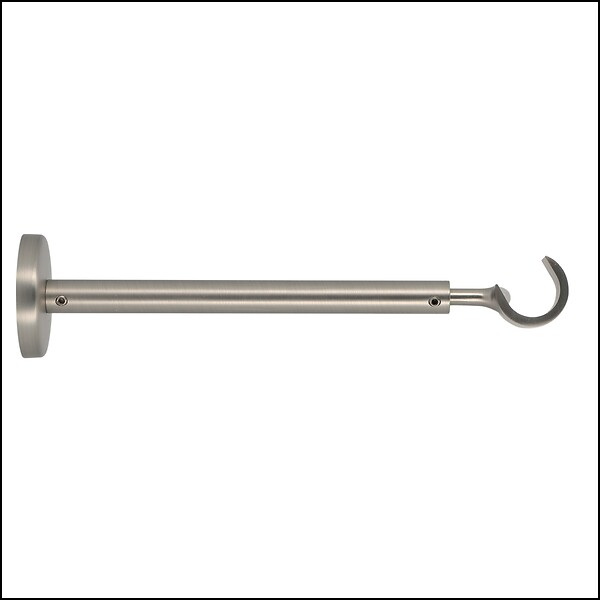 1 SUPPORT OUVERT EXTENSIBLE 190-300MM AXE/MUR EASY FIX D.20mm CHR MAT | Bricomarché