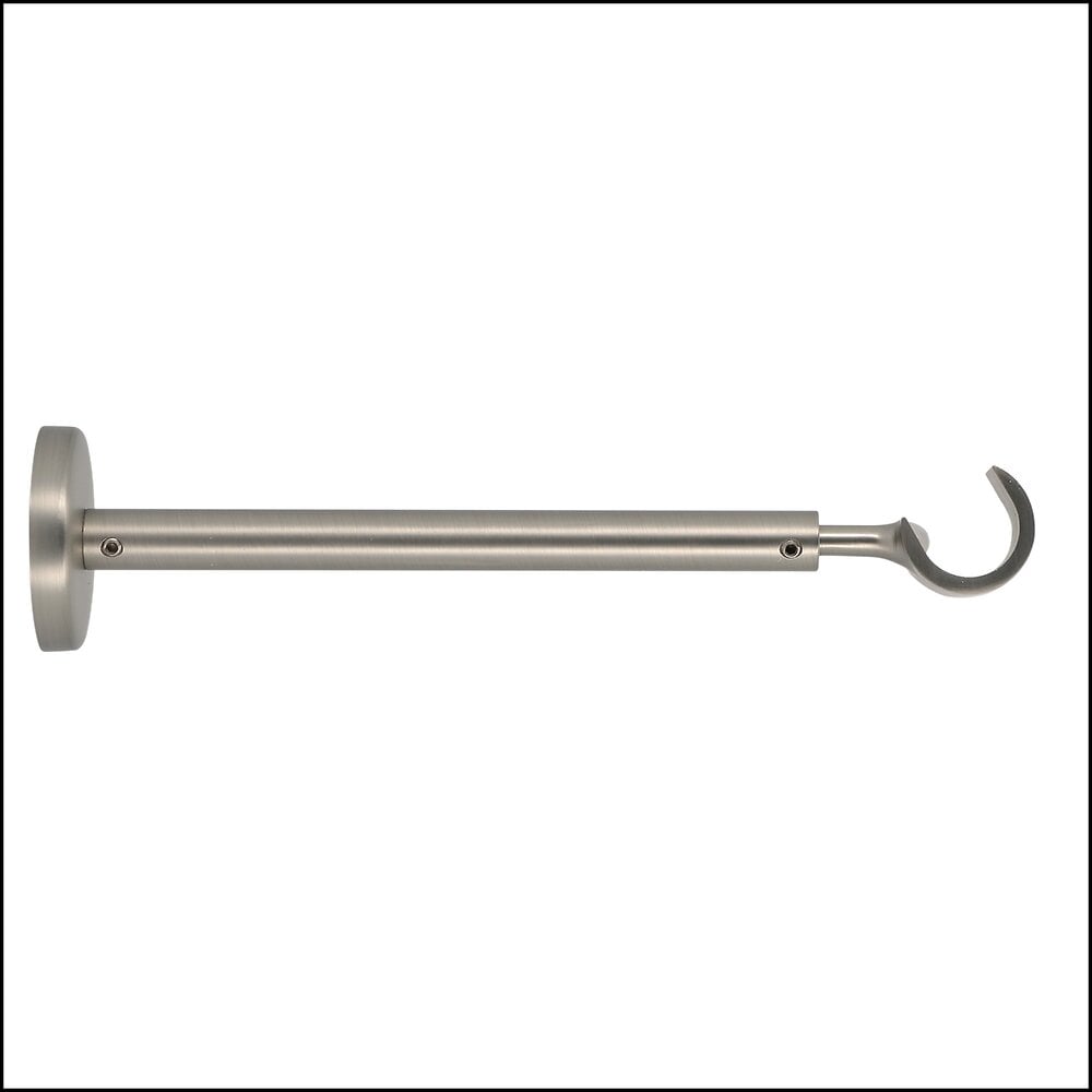 1 SUPPORT OUVERT EXTENSIBLE 190-300MM AXE/MUR EASY FIX D.20mm CHR MAT | Bricomarché