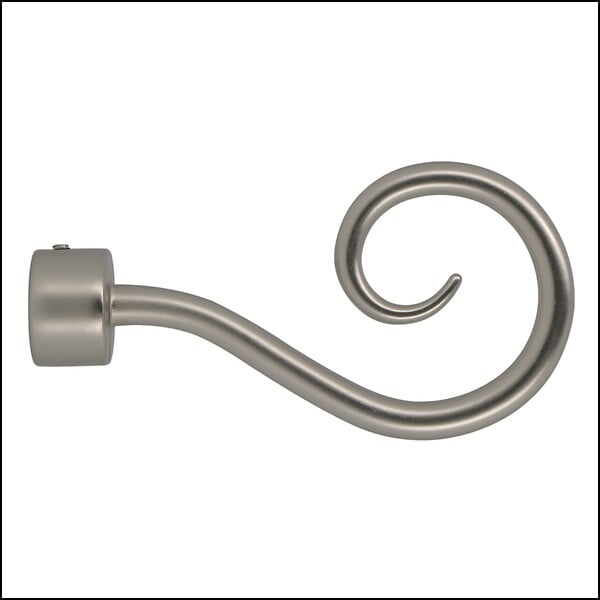 Embout tringle à rideaux, crosse diamètre 20mm nickel MOBOIS | Bricomarché