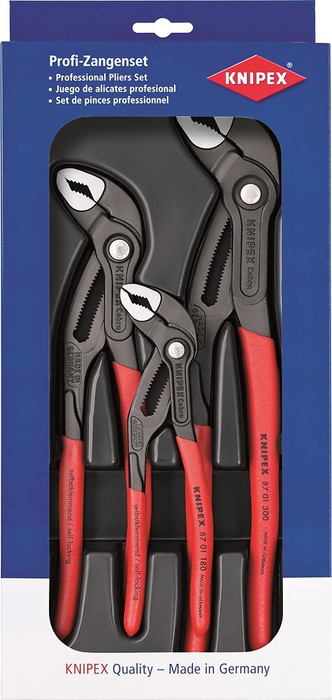 Knipex - Jeu De 3 Pinces Cobra Knipex - 13395 | Bricomarché