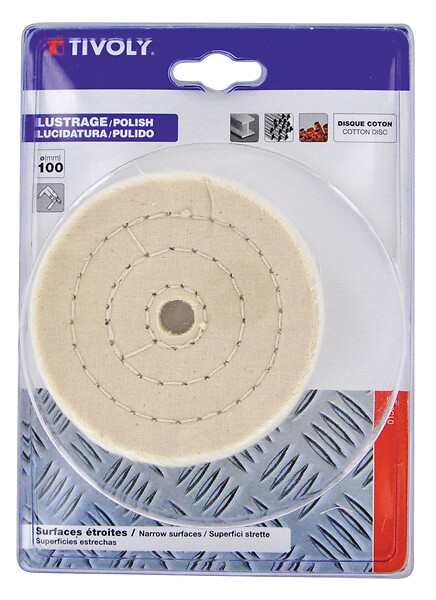 Disque coton à polir D100mm | Bricomarché