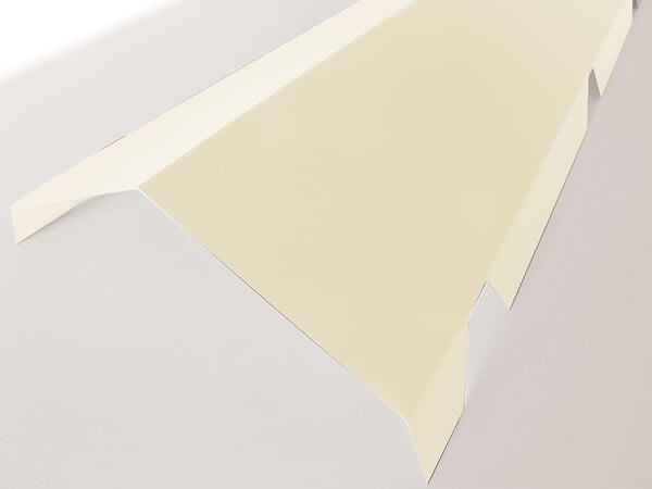 Faîtière crantée double pan - Acier galva - Beige - 210cm | Bricomarché