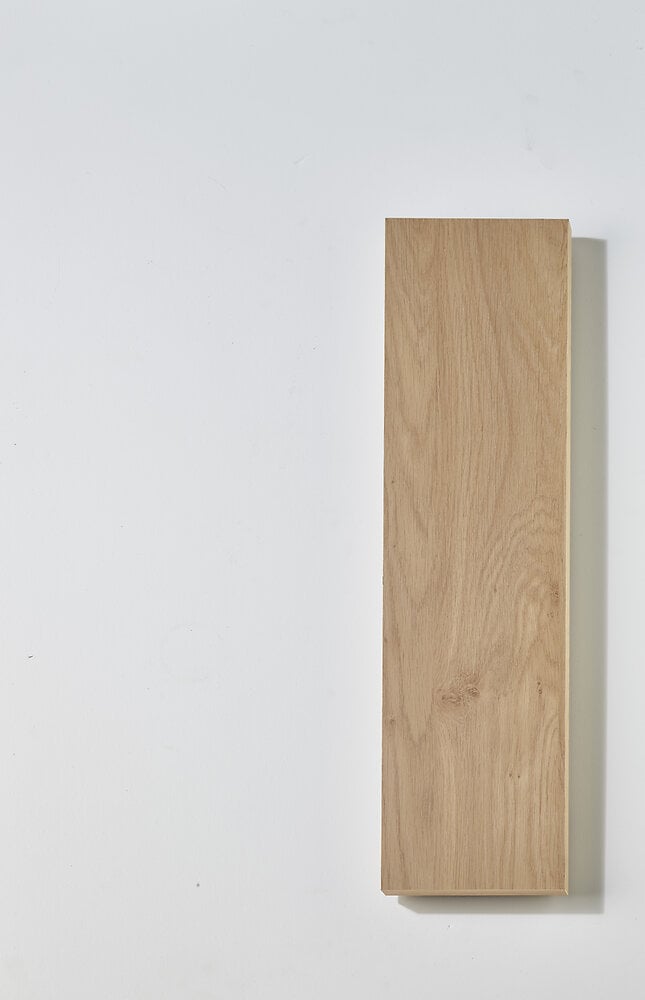 Tablette bois modèle droit 60x15cm chêne rustique MOTTEZ | Bricomarché