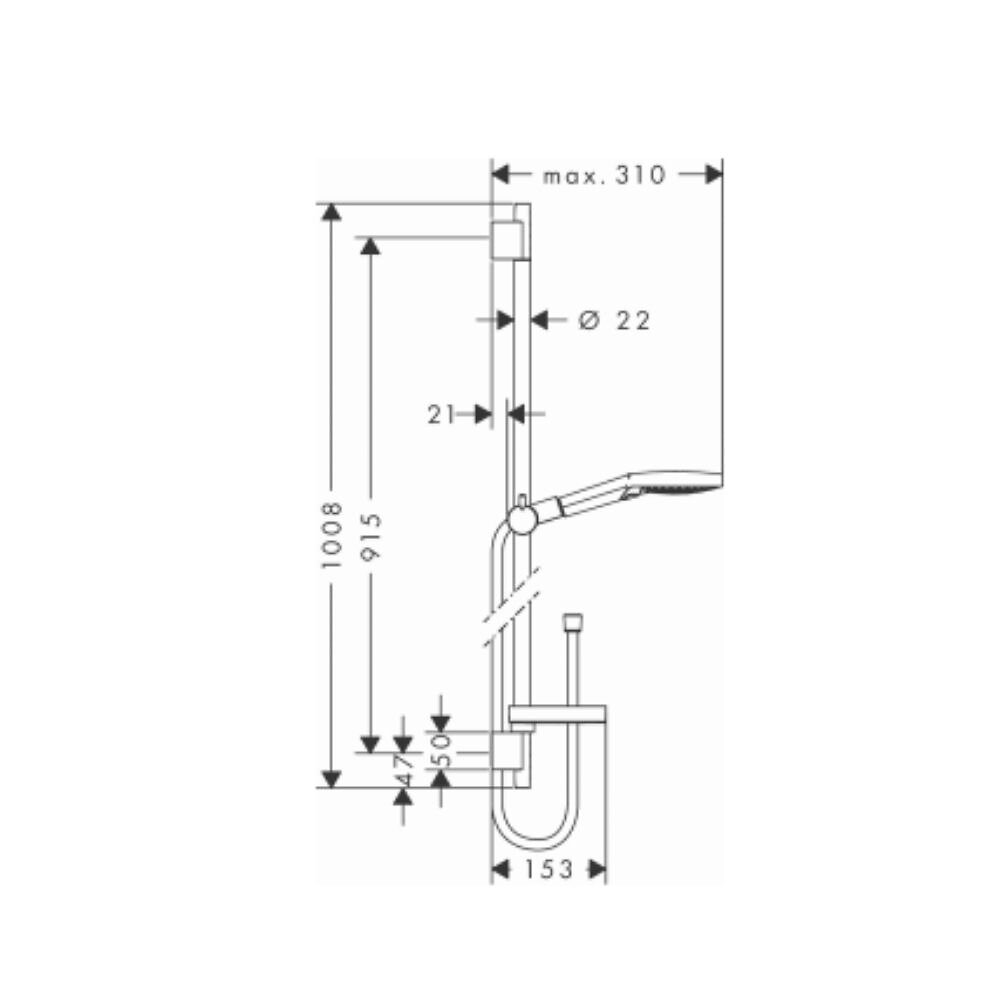 Hansgrohe Raindance Select Set Raindance Select S 120 3jet Douche à
