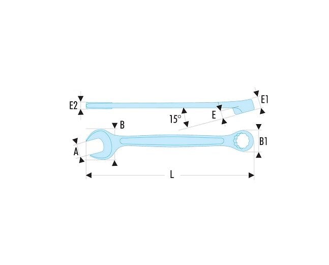 FACOM - 440 - Clés mixtes métriques - 440.34 | Bricorama