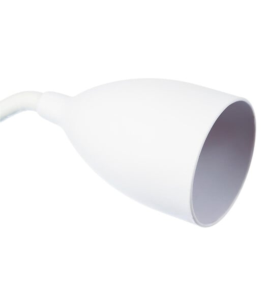 Lampe Pince en silicone et métal Blanc | Bricomarché