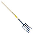 Fourche À Bêcher À Soie 4 Dents Spatulée Manche Pomme | Bricomarché