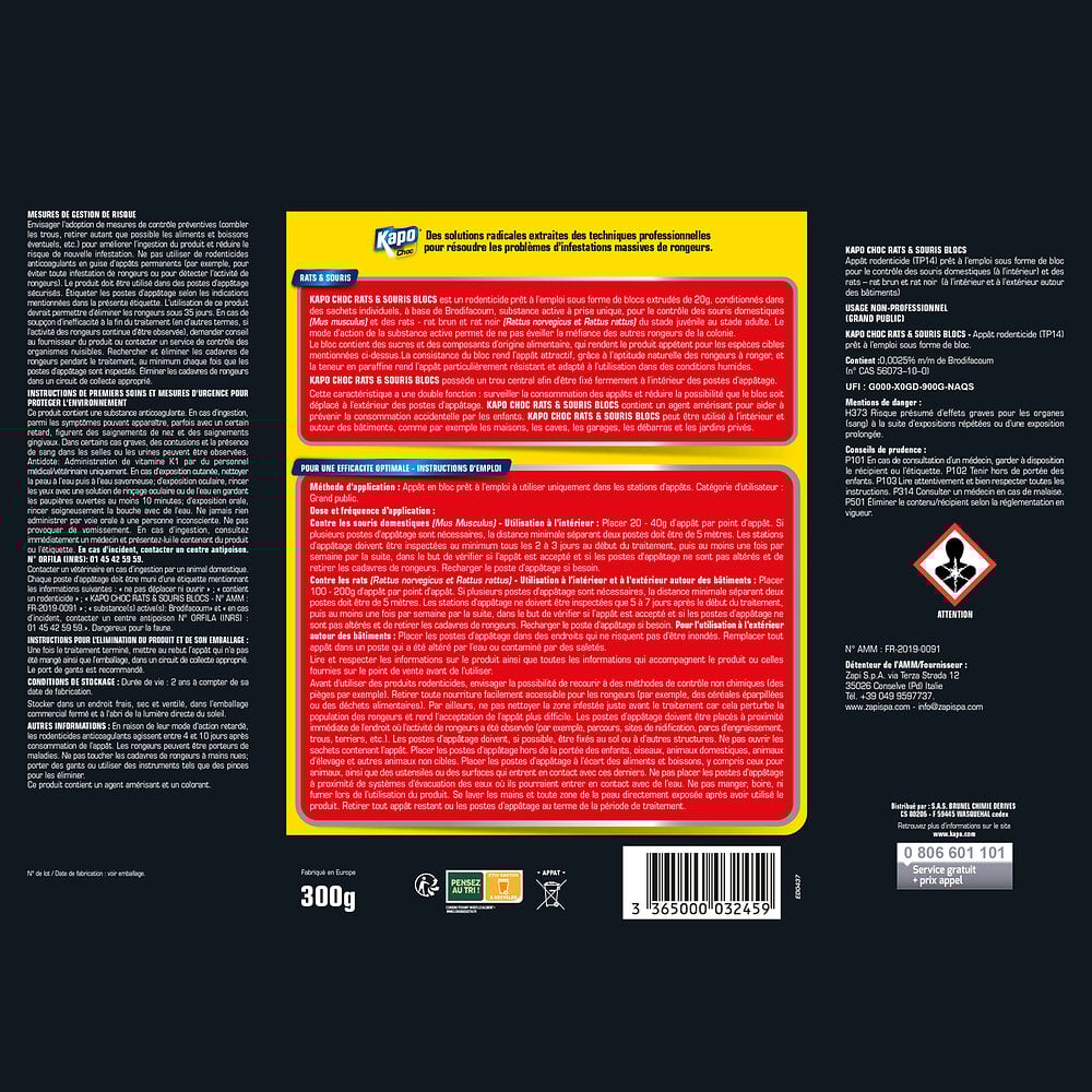 Blocs rats souris | Bricorama