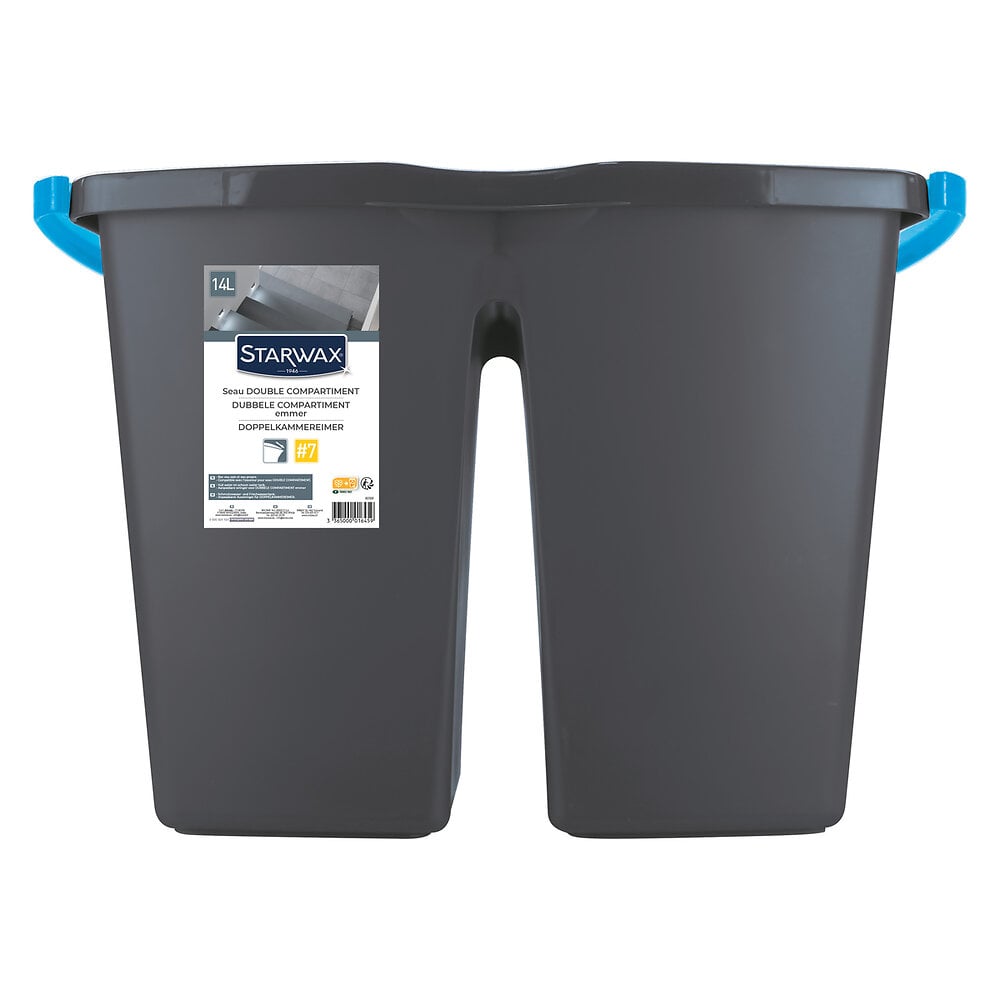 Seau double bac 14l | Bricorama