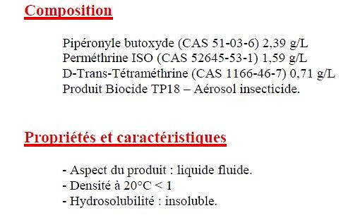 AEROSOL INSECTICIDE ANTI-BLATTES ET CAFARDS 500 ml | Bricomarché