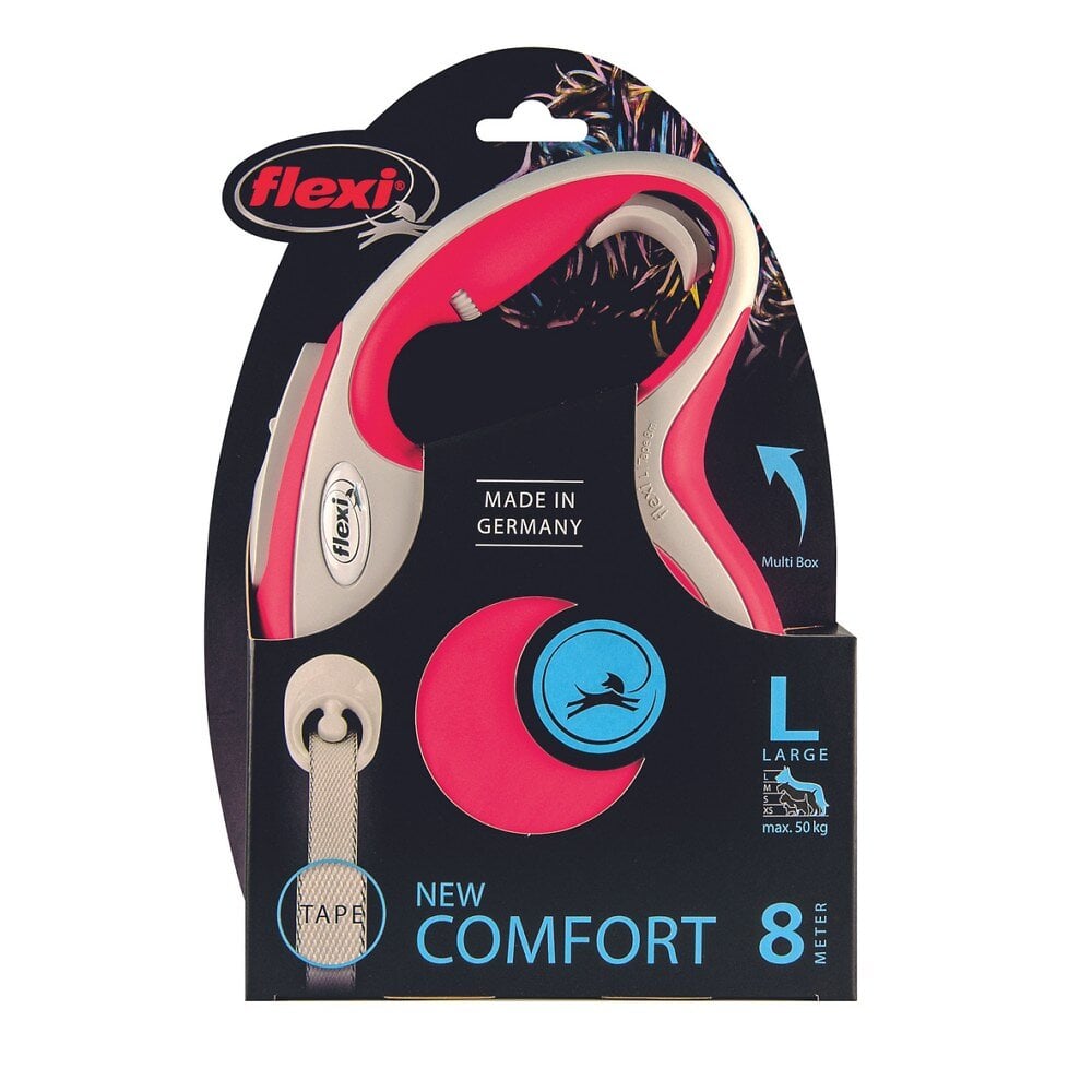 Flexi new comfort sangle l 8m rouge | Bricomarché
