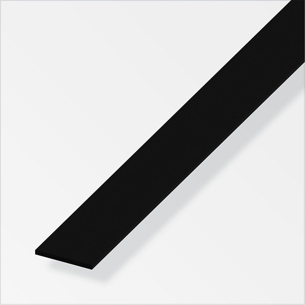 Plat 30x3mm PVC noir 2.5m | Bricomarché