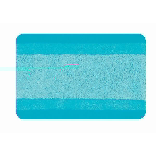 Spirella Tapis de bain Polyester BALANCE 60x90cm Bleu Turquoise ...