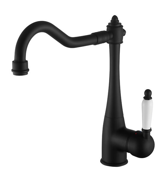 Mitigeur evier RETRO noir ROUSSEAU | Bricomarché