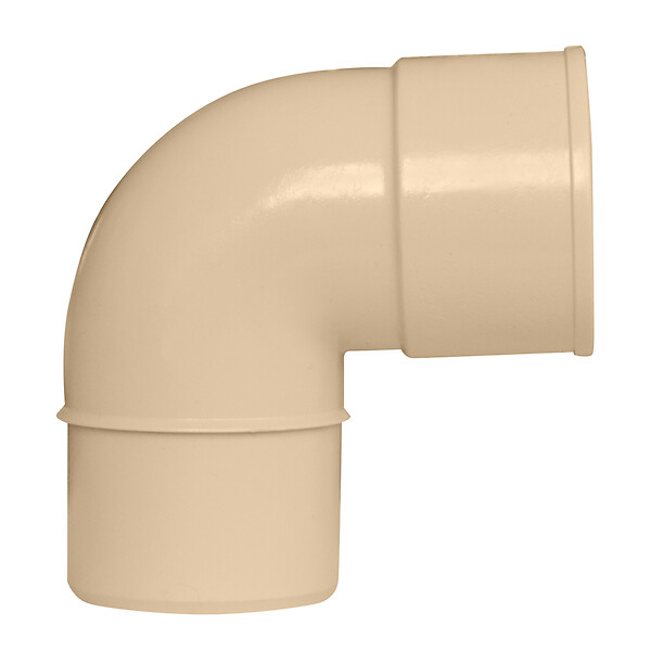 Coude - PVC - Sable - D50mm | Bricorama