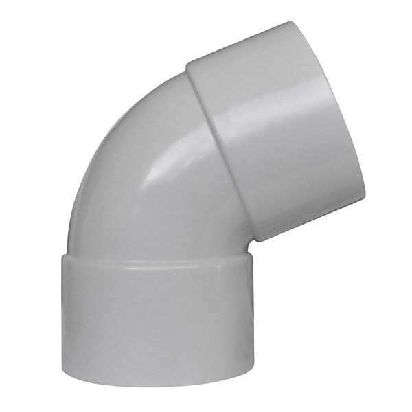 Coude 67°30 ff diametre 80 gris | Bricomarché
