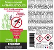 spray corporel anti moustique aux actifs végétaux 100ml | Bricomarché