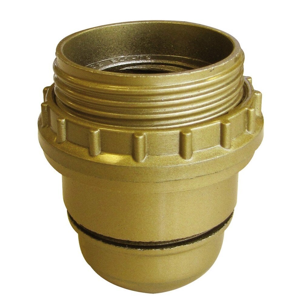 Douille e27 isol.fil+bague or | Bricorama