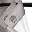 Lot de 2 rideaux thermiques gris clair 135X240 CM | Bricomarché