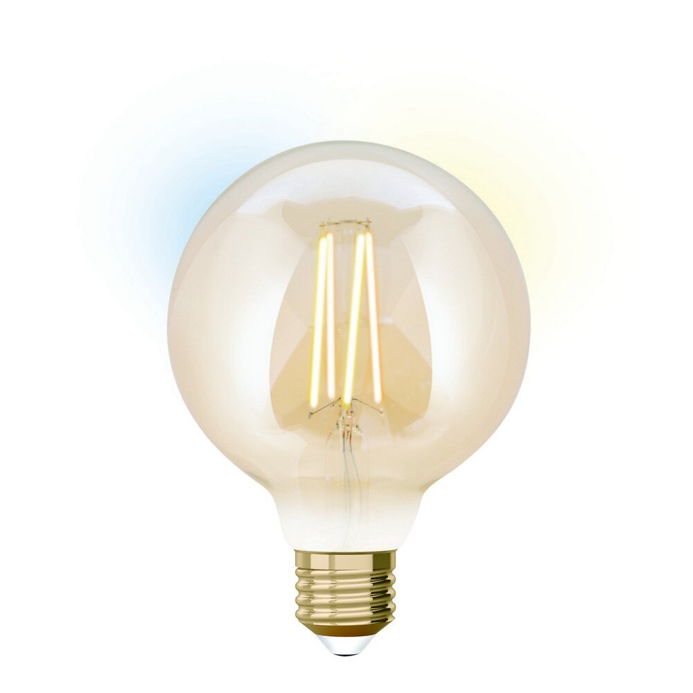 Ampoule COREP Idual White LED Globe Filament Ambré G95 E27 | Bricorama