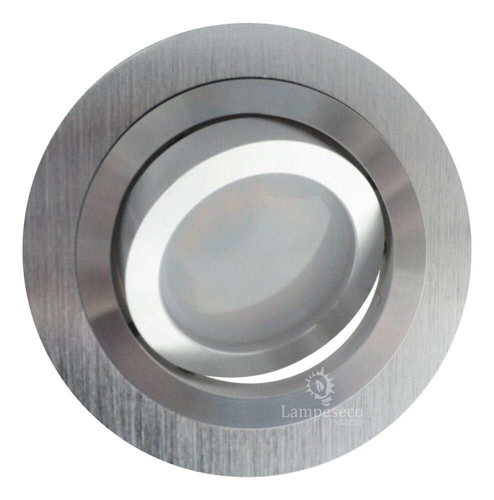 LOT DE 2 SPOT LED ENCASTRABLE ORIENTABLE 5W eq. 50W, BLANC NEUTRE ref.64854000 | Bricomarché