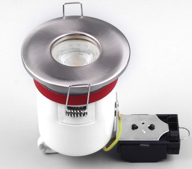 Lot De 5 Spot Encastrable Bbc Etanche Ip65 Inox 87mm Avec Douille Et