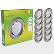 Lot de 25 Spot Led Encastrable Complete Alu Brossé Lumière Blanc Chaud 5W eq.50W ref.763 ...