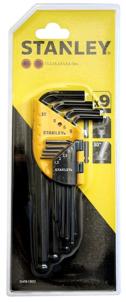 Cle male longue a tete spherique etui 9 | Bricorama