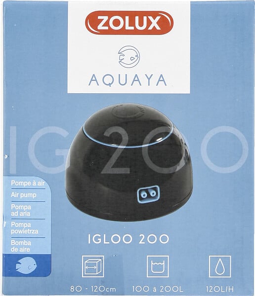 Igloo 200 noir aqya ZOLUX | Bricomarché