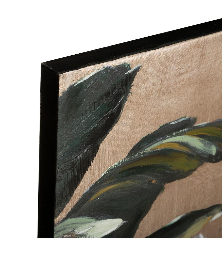 Tableau Triptyque 3 Toiles murales peintes Jungle 90 x 90 cm | Bricomarché