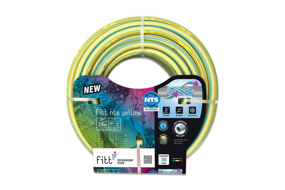 Tuyau NTS Yellow - Sans Phtalate - Jaune - 15mm - 50m | Bricomarché