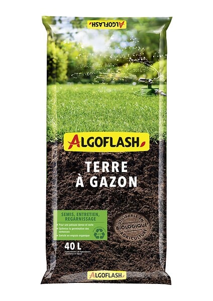 Terreau gazon 40L ALGOFLASH | Bricomarché