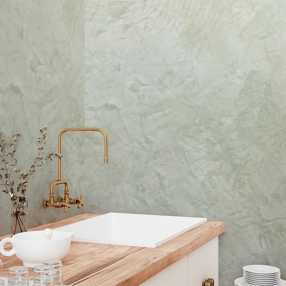 Enduit - Vert d'Estours - Effet marbre - 5kg - 10m² | Bricomarché