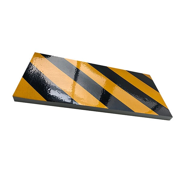 Mousse de protection adhésive noir-jaune - 2 pièces | Bricomarché
