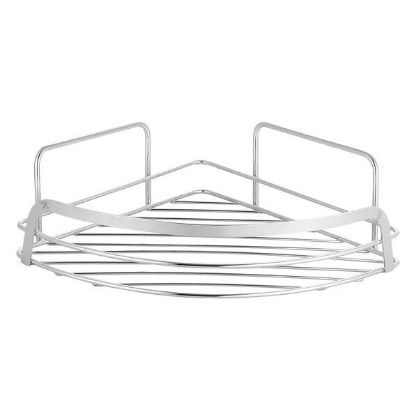 MSV Etagère panier d'angle de douche à fixer RILEY Chromé | Bricorama