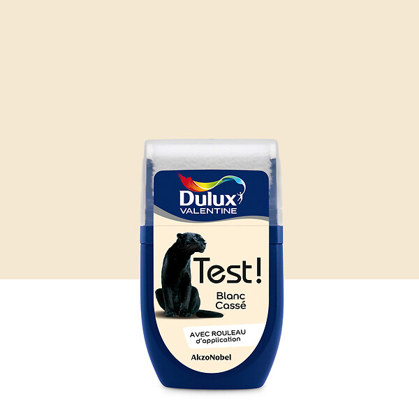Testeur de peinture - Blanc Casse - Satin - 30ml DULUX VALENTINE ...