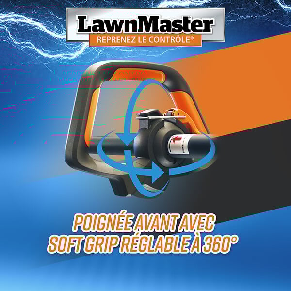 Coupe-bordures thermique démarrage électrique 26cc 740W LAWNMASTER ...