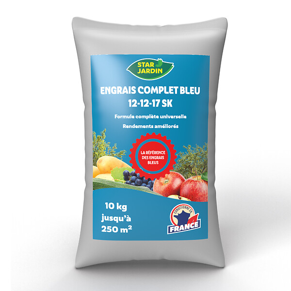 Engrais NPK 12-12-17 - Bleu - 10kg STARJARDIN | Bricomarché