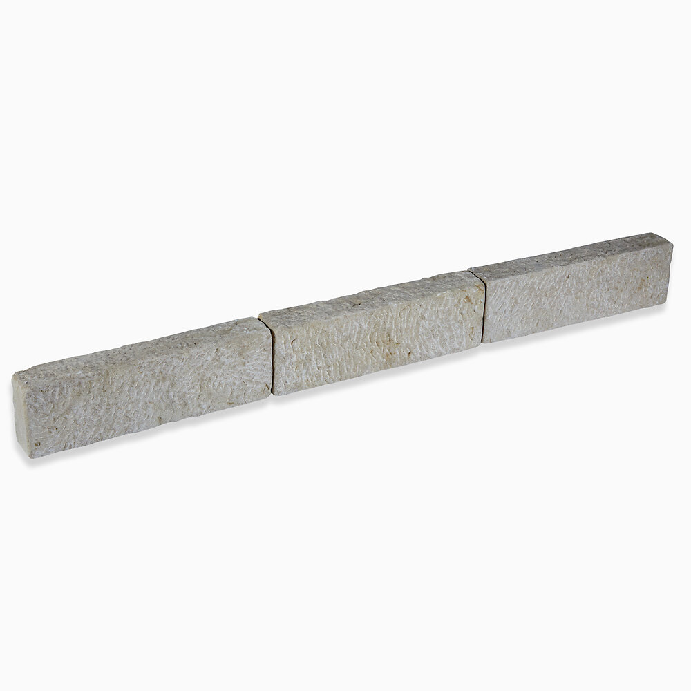 Bordure jardin Pierre Atlas Beige Tradition H.15 X L.50 Cm (lot De 5 ...