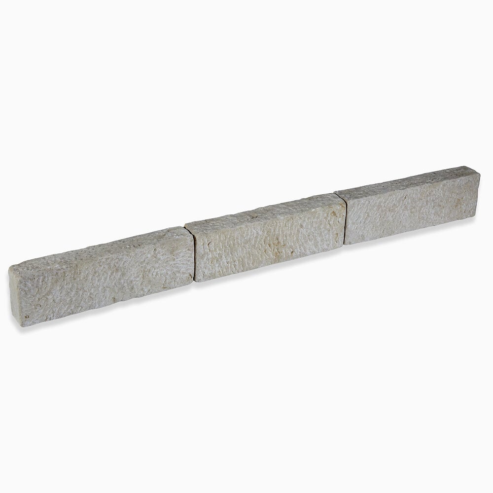 Bordure jardin Pierre Atlas Beige Tradition H.15 X L.50 Cm (lot De 15 ...