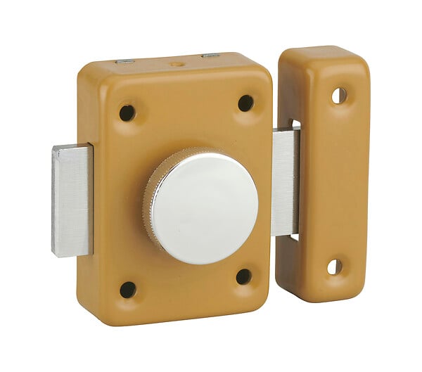 Verrou Automatique ALOUETTE 50 mm epoxy bronze THIRARD | Bricorama