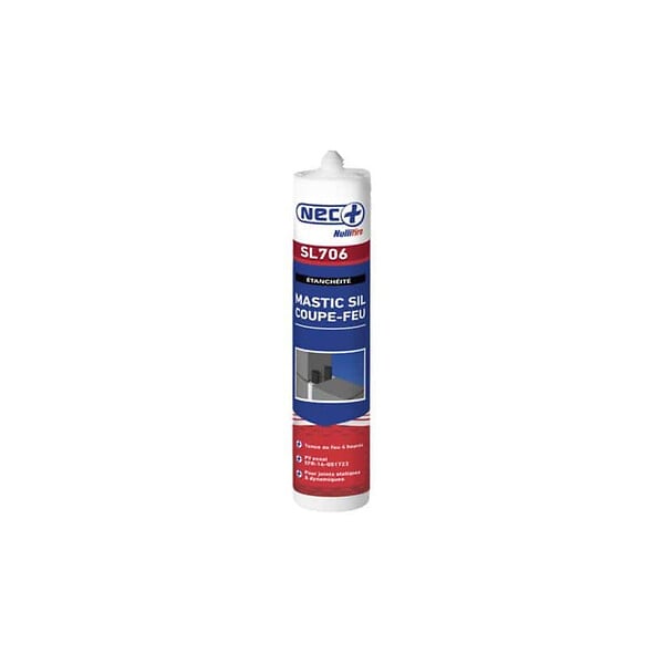 Mastic coupe feu SL706 NEC+ noir 310ml x5 NEC + | Bricomarché