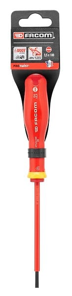 Tournevis protwist lame plate fraisee 3.5x100 FACOM | Bricomarché