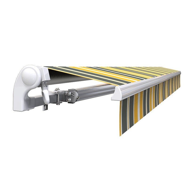 Store banne manuel 3,6 x 3 m Monobloc pour terrasse - Gris jaune | Bricomarché