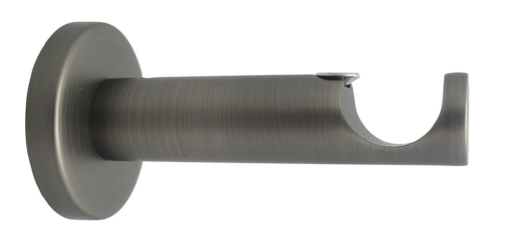 2 supports ouverts pour barre à rideaux de diam 20mm, argent vieilli ...